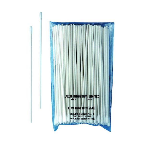 【メーカー】●日本綿棒（株）【仕様】●先端径(mm)：4.5●軸長(mm)：150●タイプ：片綿球・紙軸●紙軸【材質・仕上げ】●綿球:コットン+レーヨン混紡（P6-100のみコットン100%）●紙軸:100%バージンパルプ【1注文あたり入数...