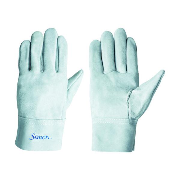 【メーカー】●（株）シモン【仕様】●サイズ：フリー●全長(cm)：24.5●厚さ(mm)：1.4±0.1●縫い方：内縫い●タイプ：5本指【材質・仕上げ】●牛床革【質量】●185.000G