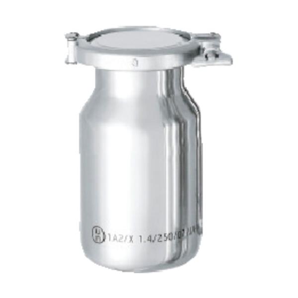 【メーカー】●日東金属工業（株）【仕様】●容量(L)：1●直径(mm)：102.4●高さ(mm)：192●取手：なし●口径(mm)：φ72.3●容量(ml)：1000●口内径(mm)：72.3●表面処理内外面：バフ研磨●容器等級：I　(記号...