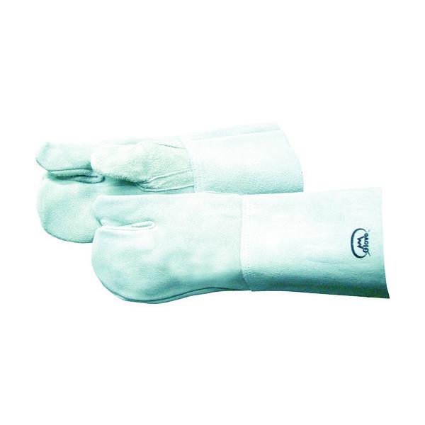 【メーカー】●富士グローブ（株）【仕様】●色：グレー●サイズ：フリー●全長(cm)：34.0●手のひら周り(cm)：30.0●中指長さ(cm)：7.5●厚さ(mm)：1.7〜2.0●タイプ：三本指●三本指内縫タイプ【材質・仕上げ】●牛床革【...