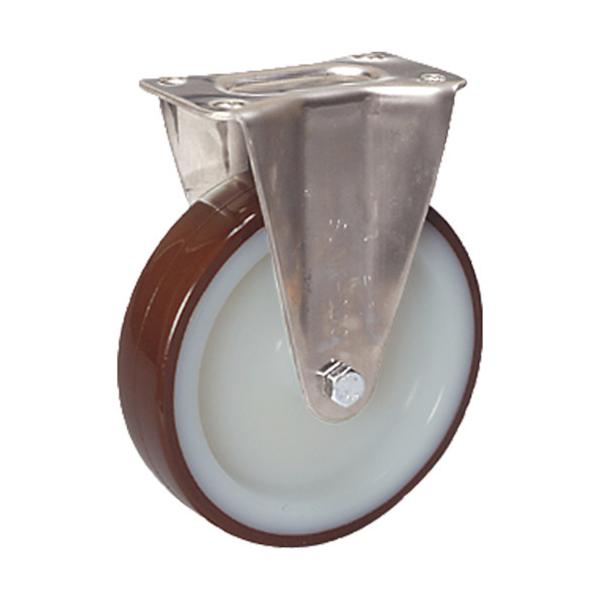 【メーカー】●シシクＳＩＳＩＫＵアドクライス（株）【仕様】●車輪径D(mm)：100●タイプ：固定式●許容荷重(daN)：147●許容荷重(kgf)：150●車輪幅(mm)：35●取付高H(mm)：130●取付座A(mm)：110●取付座B...