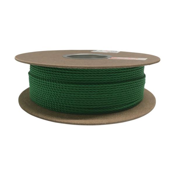 【メーカー】●(株)ユタカメイク【仕様】●色：緑●線径(mm)：3●長さ(m)：200●包装形態：ドラム巻【材質・仕上げ】●ポリエチレン(PE)【質量】●1.400KG