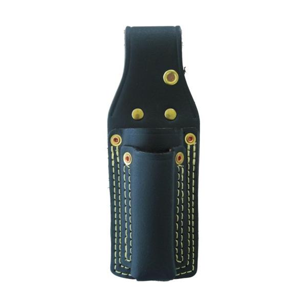 【メーカー】●角利産業（株）【仕様】●形状：カッター2段差し●色：黒●幅(mm)：73●奥行(mm)：45●高さ(mm)：200●ベルト通し幅(mm)：60●ベルト通し幅：60mmまで【材質・仕上げ】●本革【質量】●100.000G