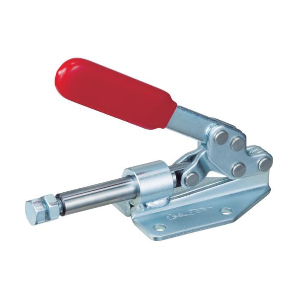 【メーカー】●（株）スーパーツール【仕様】●全長(mm)：263●押圧力(kN)：1.8●付属ボルト径：M8×30●ハンドル操作角度(°)：145●ストローク(mm)：30●横押し型●フランジベース【材質・仕上げ】●一般構造用圧延鋼【セット...