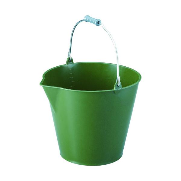 【メーカー】●トラスコ中山（株）【仕様】●容量(L)：14●間口(mm)：320●高さ(mm)：275●色：オリーブドラブ●底部：平底【材質・仕上げ】●ポリエチレン（PE）+エチレン酢酸ビニルコポリマー（EVA）●ハンドル:ステンレス(SU...