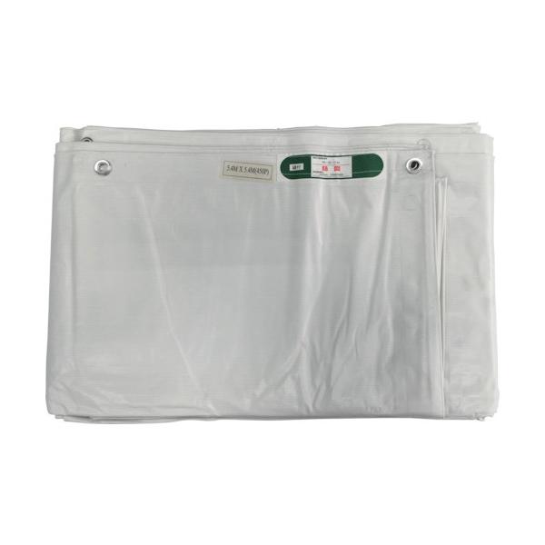 【メーカー】●（株）ユタカメイク【仕様】●幅(m)：5.4●長さ(m)：5.4●厚さ(mm)：0.25●引張強度：縦309N/5cm、横203N/5cm●引裂強度：縦103.3N、横63.3N●色：ホワイト●ハトメ数(個)：48●ハトメピッ...