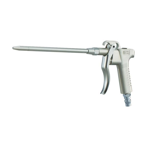 【メーカー】●(株)WTBワタベコーポレーション【仕様】●ノズル長(mm)：200●ノズル口径(mm)：3●ノズル取付口：G1/8●エア取付口：G1/4●全長(mm)：285●使用空気圧力(MPa)：1●最高使用圧力：1MPa●衝突圧強力型...