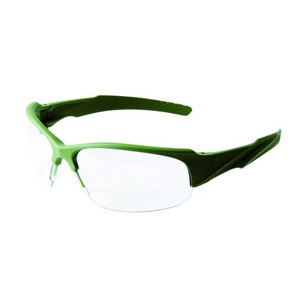 【メーカー】●トラスコ中山（株）【仕様】●レンズ色：クリア●テンプル色：OD色●フレーム色：OD色●幅(mm)：158.8●高さ(mm)：45.7●レンズ厚(mm)：2.1●防曇加工：○●防傷加工：○●UVカット：○●ノーズパッド：○●AN...