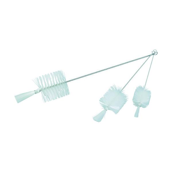 【メーカー】●トラスコ中山（株）【仕様】●色：白●全長(mm)：290●毛幅(mm)：50●毛丈(mm)：50●端毛長さ(mm)：50●線径：0.25mm【材質・仕上げ】●毛：ナイロン●柄:ステンレス【質量】●12.000G