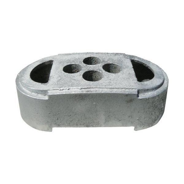 【メーカー】●（株）グリーンクロス【仕様】●色：グレー●奥行(mm)：145●高さ(mm)：95●幅(mm)：290●適合フェンス：11045シリーズ●品名：フェンス用ベース●4つ穴【材質・仕上げ】●鋳物ドブメッキ製【質量】●9.000KG