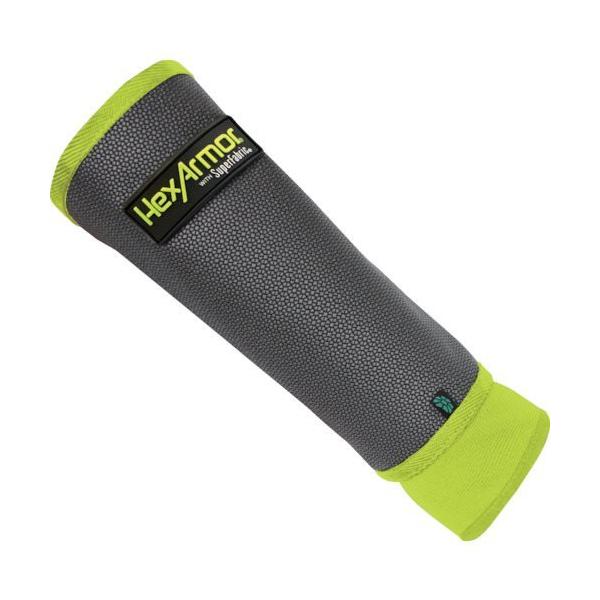 【メーカー】●ＨｅｘＡｒｍｏｒ社【仕様】●色：グレー/蛍光黄緑●サイズ：L●長さ(cm)：26●厚さ(mm)：12●手首幅(cm)：13●腕幅(cm)：19●腕周り(cm)：25.7●ANSI/ISEA 耐切創レベル：A7、耐突刺レベル：3...