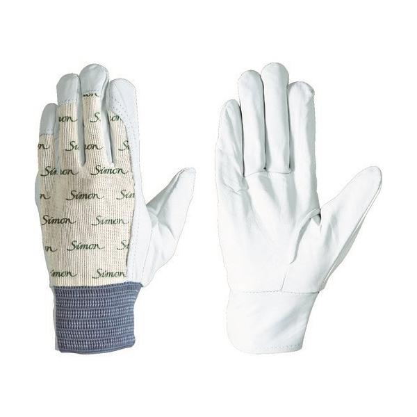 【メーカー】●（株）シモン【仕様】●色：ホワイト●サイズ：S●全長(cm)：23.0●手のひら周り(cm)：20.0●中指長さ(cm)：8.0●厚さ(mm)：0.8●袖口タイプ：ゴムタック●袖口：ゴムタック式【材質・仕上げ】●手のひら部：牛...