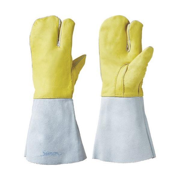 【メーカー】●（株）シモン【仕様】●サイズ：フリー●全長(cm)：35.0●手のひら周り(cm)：26.0●厚さ(mm)：1.2(±0.1)●タイプ：3本指【材質・仕上げ】●手部：牛本革●袖部：牛床革【質量】●260.000G