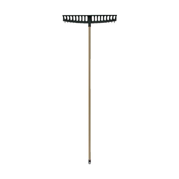 【メーカー】●（株）コンパル【仕様】●全長(mm)：1530●爪数(本)：18●先幅(mm)：580●爪長さ(mm)：110【材質・仕上げ】●爪:強化プラスチック（ガラス繊維配合）●柄:鉄（塩ビ被覆）【質量】●760.000G