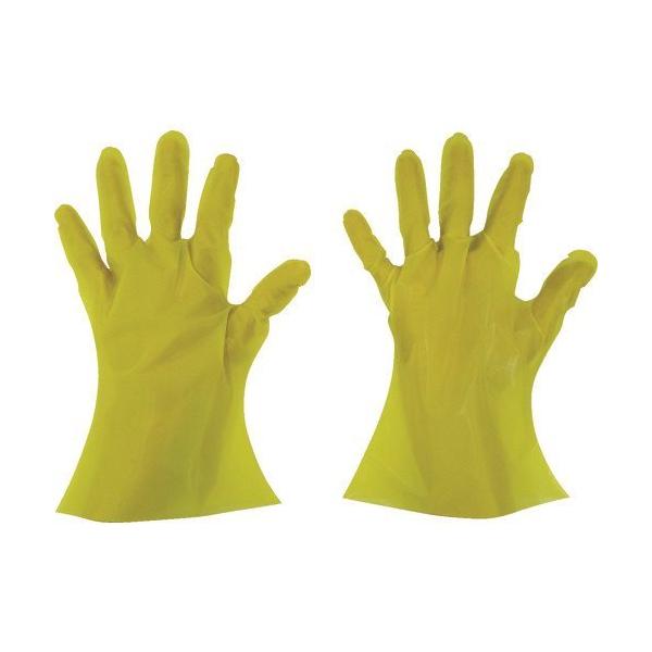 【メーカー】●東京パック（株）【仕様】●色：イエロー●サイズ：ML●全長(cm)：27.0●手のひら周り(cm)：27.0●中指長さ(cm)：8.3●厚さ(mm)：0.027●粉(あり・なし)：なし●エンボス加工：内エンボス●食品衛生法：適...