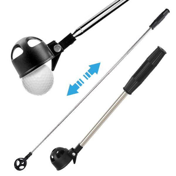 伸縮式ゴルフボールピッカー（最長約2.0m）池やフェンス越え、カート下など手の届きにくい場所のボールをラクに回収できるゴルフ用ボールピッカーです。最長約2.0mまで伸びるロング設計で、無理な姿勢にならずスムーズに拾えます。収納時は約40cm...