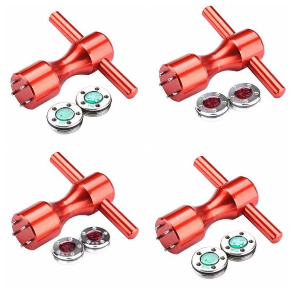 スコッティ キャメロン バター用ウェイト クローバー模様 ウェイト2個＋Tレンチ セット 10g15g20g 送料無料※この商品は非純正・社外品・互換品パーツです。