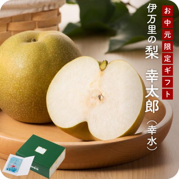 幸太郎は佐賀県伊万里市大川町で栽培された幸水梨です。その品種名「幸水」から大川三世代では”幸太郎”と名づけました。「幸太郎」は酸味が少なく糖度が高いのが特徴です。また果肉が柔らかく果汁も豊富で美味しく召し上がれます。収穫時期が早いため、日本...