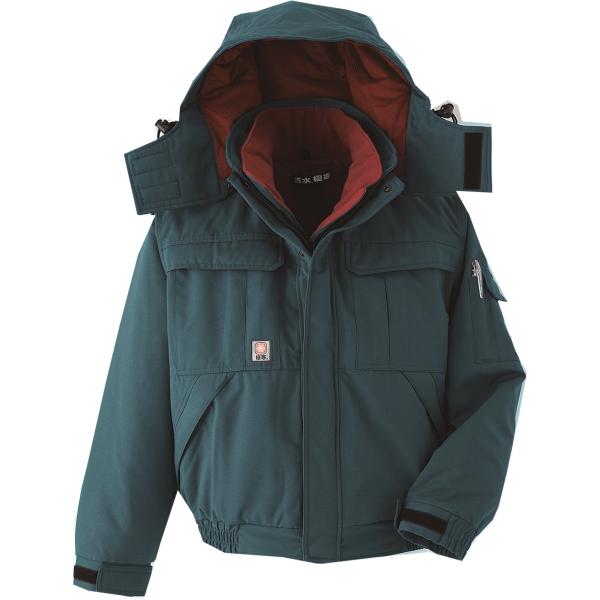 防水防寒透湿の最高レベルの快適防寒ブルゾンデュポン(TM)社のハイテク中綿を採用　最高ランクの保温性フードは取り外しできます。■素材 素材 ミルパタッサー混率：ポリエステル100％3L裏地：胴裏/ディンプルメッシュキルト（ポリエステル100...