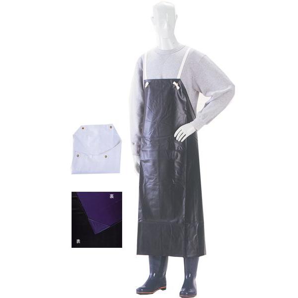 ■素材：表：抗菌配合ポリエステル両面ＰＶＣ配合■厚さ：0.47mm■紐：アクリル平紐Made in Japnミシンを使用しない熱融着加工防水性に富み、強度も高くハードな作業に最適です作業用エプロン