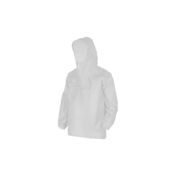 上着はファスナー付きかぶりパーカータイプフード調節紐付き上着はファスナー式カンガルーポケット■ナイロン100％■重量: (Lサイズ)125g■アクリルコーティング(表面はっ水)★製造メーカー：弘進ゴムMade in China