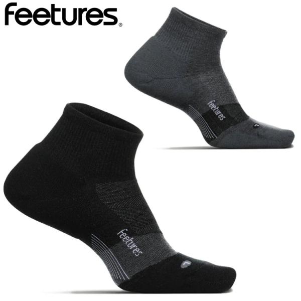 ご注文後のキャンセル・返品・交換不可 配達はポスト投函 ■ブランド：Feetures フィーチャーズ■商品名：Merino 10 Max Cushion Quarter■素材：ナイロン44% / ウール27% / テンセル27% / ポリウ...