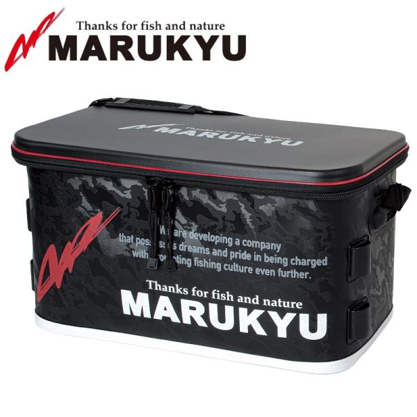 MARUKYU プライムエリア雨やしぶきから大切なタックルを守る全天候型タックルバッグの大容量サイズ。ドライバッグ01モデルと比較し収納力が約25％アップ。フタ裏にはメッシュポケットを装備し、細かな釣具を収納できます。調整可能なヒンジベルト...