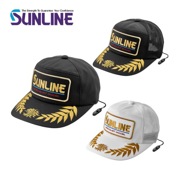 【発売日：2026年04月30日】SUNLINE ステータスサンライン伝統のキャップの正統後継品。これまでの設計・デザインをしっかりと踏襲しながらリニューアルしました。キャップキーパー付き。カラー ブラック/ブラック(メッシュ)/ホワイト(...