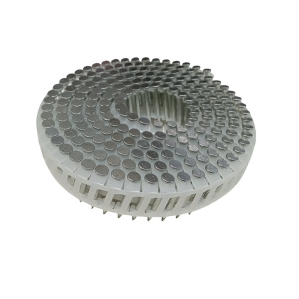 200本×10巻　1箱斜めプラ連結Cチャンネイル　鋼板用ロール釘2.5×27mm 平頭使用可能な下地材：板厚1.6mm〜2.3mm