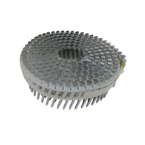 200本×1巻　1巻バラ単価斜めプラ連結Cチャンネイル　鋼板用ロール釘2.5×50mm 平頭使用可能な下地材：板厚1.6mm〜2.3mm