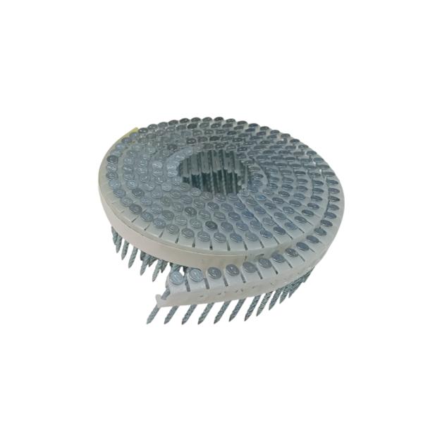 WAKAI　斜めプラ連結釘　バラ　1巻(200本)単価ゆるみに強いスクリング加工1.83×32mm　平頭　三価ユニクロ