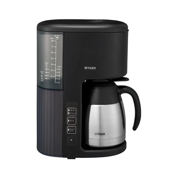 とっ手とレバーが抗菌加工の真空断熱ステンレスサーバーで衛生的。最大８杯抽出でたっぷり飲める大容量。選べる4つの抽出コース（レギュラー、ストロング、アイス、ドリップバッグ）【仕様】定格電圧：100V定格周波数：50-60Hz容量：1.08L定...