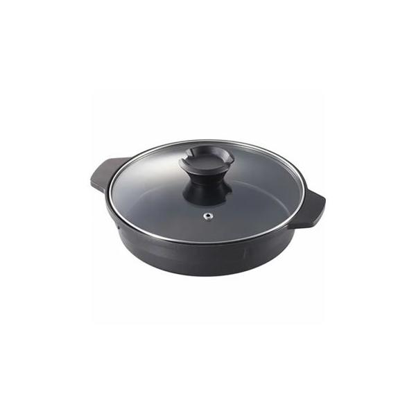 使い方いろいろ！焼く・煮る・蒸す・炊く 広がる料理のバリエーション・小型こんろにも通常サイズのこんろにも使える！！便利な機能通常サイズのイワタニ製カセットこんろでも使えますお箸やヘラが置ける便利な取っ手付き・フッ素加工※カセットこんろ適合機...