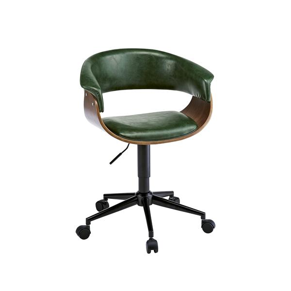 座った時に程よくしなり身体にフィットする曲げ木の背もたれと座面が特徴のワークチェア「Gracia（グラシア）」。高級感のあるレザーに柔らかいウレタンが詰まっており座り心地も抜群。長時間のデスク作業でも快適にお過ごしいただけます。カラーはグリ...