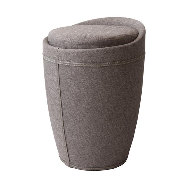 丸いフォルムが印象的なスツール『Sofco（ソフコ）』は、「座る」と「収納する」のどちらも兼ね備えたデザイン。座面を外すと中が収納スペースになっており、お部屋の片付けに大活躍！ちょっとした休憩や長時間座る時もゆったりとくつろげるふかふかの座...