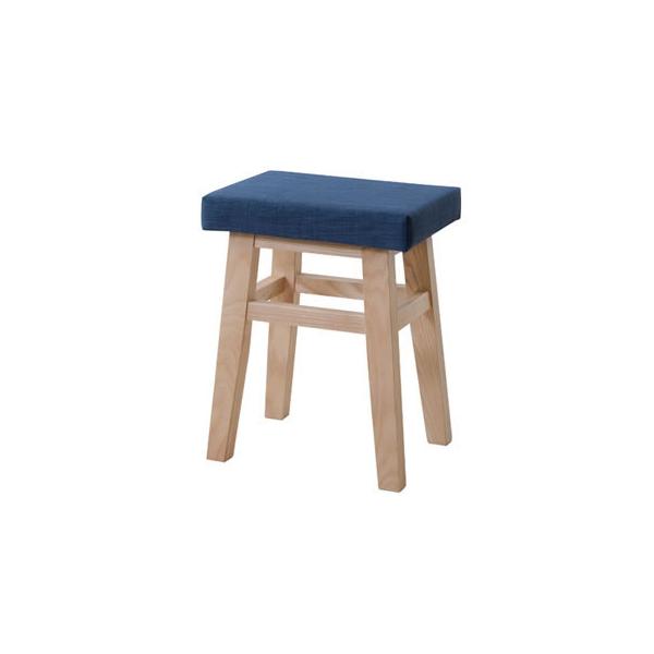 バンビスツール　FRAGILE天然木(アッシュ) ウレタン塗装 合皮商品サイズ（約）：W36×D26×H45cm商品重量（約）：3.5kgカラー：ネイビーメーカー：東谷JAN：4985155194414