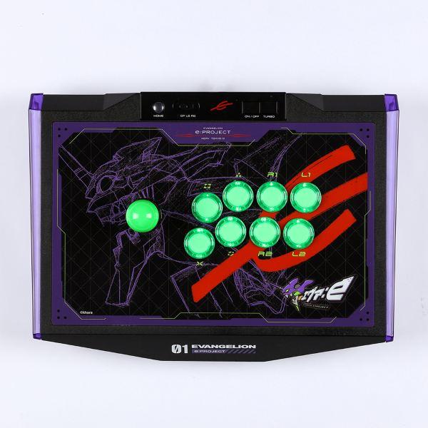 ●EVANGELION e:PROJECTとコラボしたアーケードコントローラ！●PC・PS４・PS3・Switchに対応！PC(Xinput)・PS3・SwitchドックのUSBに接続するだけでご使用いただけます。さらにDUALSHOCK4...