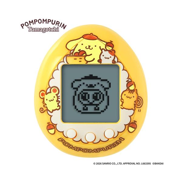 サンリオキャラクターズの『ポムポムプリン』がモチーフのたまごっちnano「POMPOMPURIN Tamagotchi」が登場！お世話の仕方によってどのたまごっちに成長するかが決まります。プリンがおやつを持ってきてくれたり、お掃除をしてくれ...