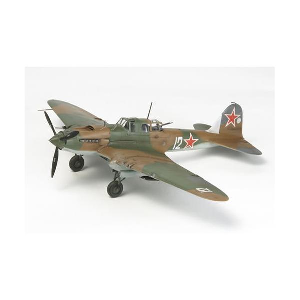 イリューシンIL-2シュトルモビクの1/72スケール、プラスチックモデル組み立てキットです。 ●全長162mm、全幅203mm。パーツ点数をおさえた組み立てやすい構成で、重厚なスタイルを実感豊かにモデル化。 ●機首上面から下面に通じるダクト...
