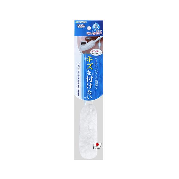 ●特殊形状の繊維を使用しているので、水だけでも汚れをかき落とすことができます。●洗剤を使用する場合でもごく少量で汚れが落とせるため、経済的です。●便器のふち裏にフィットするようにクリーナーの先端をカーブさせています。●ブラシ部が繊維の束状で...