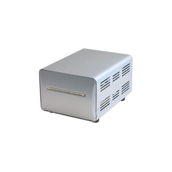 日本の電気製品を海外で、海外の家電製品を国内で使うための変圧器。サーマルプロテクタ（自動復帰）ヒューズ内蔵の安心安全設計。●電圧AC220〜240Vの国で2000Wまでの日本の電化製品が使えます。●AC100V(日本国内）で1500Wまでの...