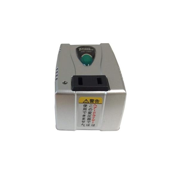 ●日本の家電製品を海外で使うための変圧器。●サーマルプロテクタ（自動復帰）内蔵の安全設計。電圧AC220〜240Vの国で35Wまでの日本の電化製品が使えます。*連続使用（30分以上）の場合は定格容量の80%を超えないでお使いください。*熱を...