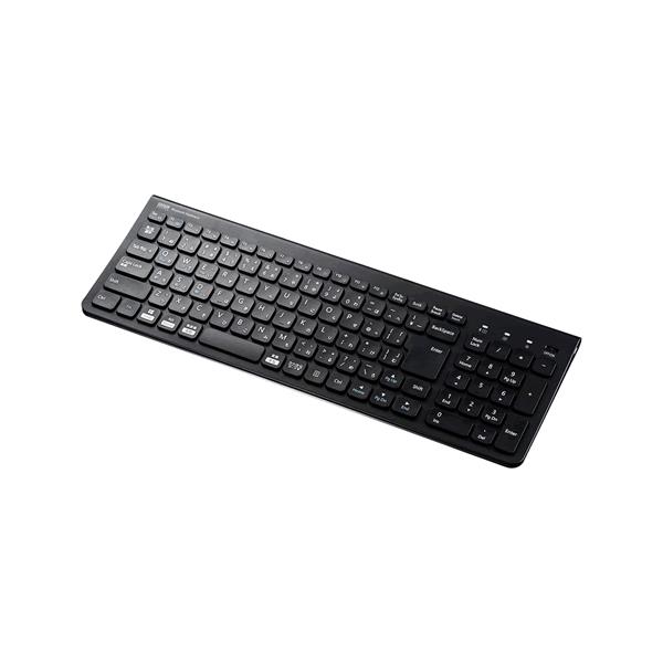 ●仕様ワイヤレス方式：Bluetooth Ver.3.0通信距離：10mプロファイル：HID （Human Interface Device Profile）キー数：103キー動作時間：連続動作56時間充電時間：2時間電池容量：280mAキ...