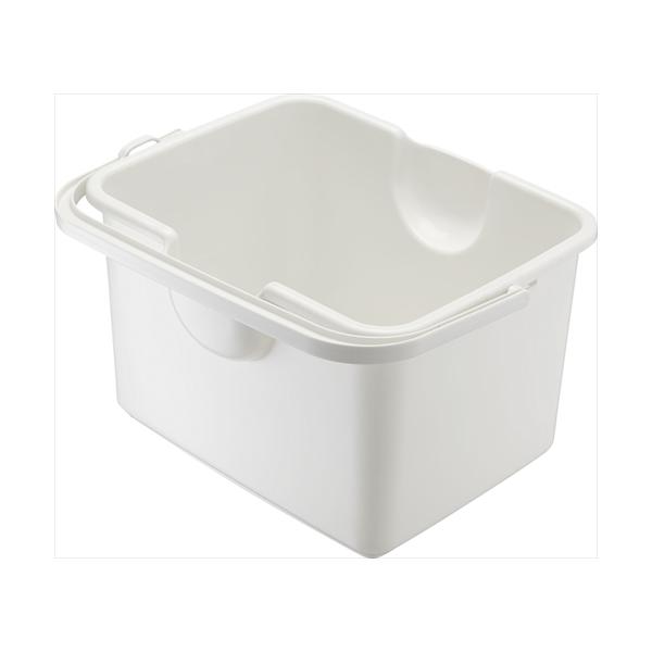 ●左右どちらでも注げるそそぎ口。●容量：20L●エコマーク取得品●色：ホワイト●商品サイズ：幅420×奥行365×高さ250mm●重量：840g●材質 ボディ・取っ手：再生PP