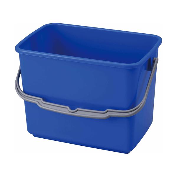 ECOマークを取得（再生PPを使用）したカラフルな小物入れ用バケツ。●清掃用具の収納、病院などのゾーニング清掃に。●使用サイズ：幅255×奥行170×高さ184mm●使用重量：280g●材質：バケツ：再生ポリプロピレン、取っ手：ポリプロピレ...