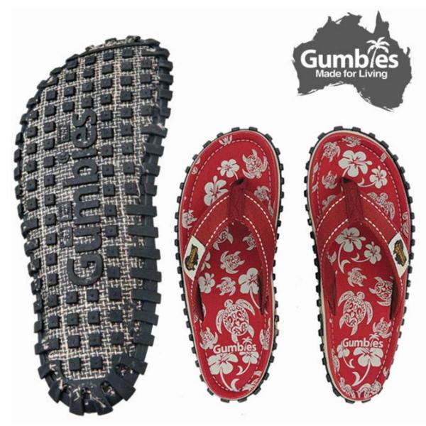 【シリーズ名】ISLANDER FLIP-FLOPS / アイランダー フリップフロップス【商品名】Pacific Red（パシフィック レッド）【特長】赤のフットベッドにハイビスカスやウミガメのイラストが入ったデザイン【素材】ソール(靴裏...