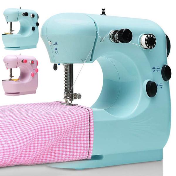 とってもコンパクトでかわいい電動ミシンです。シンプルでキュートなミシンに、充実の機能と付属品が盛り沢山！本体のスイッチとフットペダルの2パターンの操作方法！ダイヤルを回す事で、糸調子を簡単に調整できます。速度はHighとLowの2段階、付属...