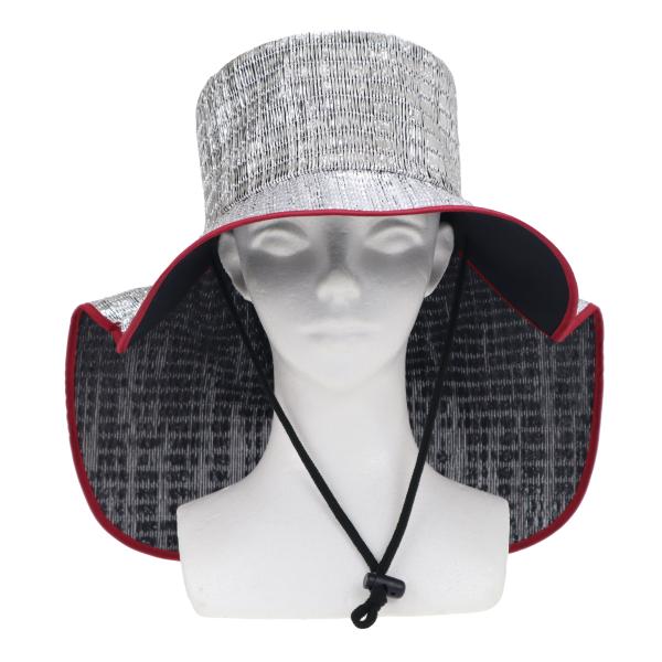 ※【フチの色は選べませんのでご了承ください。】農作業やガーデニングの時にあったら助かるクールハットです。強い日差しをカットしてくれ作業を快適にしてくれます。日焼けのしやすい首部分を日差しからガード。紐付きであご下で結んで風で飛んでいくのを防...