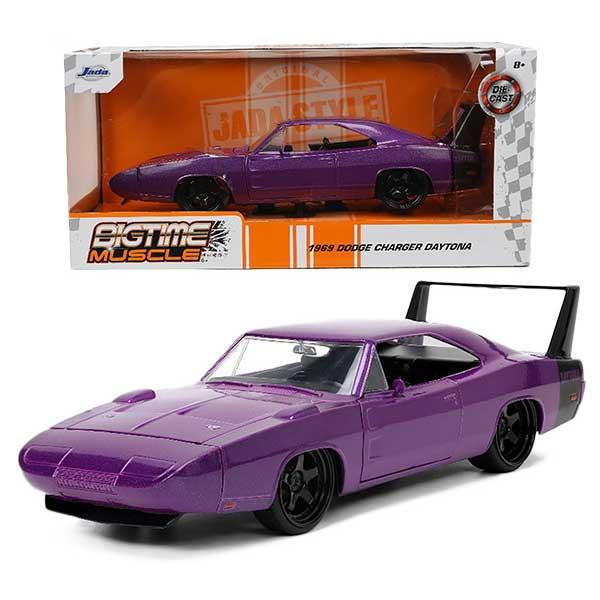 JADATOYS ミニカー 1969 DODGE CHARGER DAYTONA パープル 1:24スケールJADA TOYS  1：24サイズモデルカー“BIG TIME MUSCLE ”シリーズ【1969 Dodge Charger D...