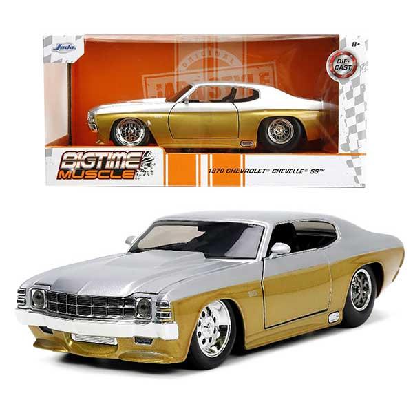JADATOYS ミニカー 1970 Chevrolet Chevelle SS 1:24スケールJADA TOYS 1：24サイズモデルカー“BIG TIME MUSCLE ”シリーズ【1970 Chevy Chevelle SS】ミニカ...
